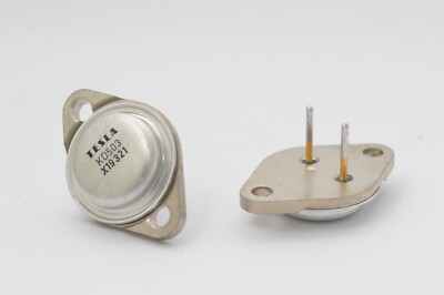 NPN Leistungs-Transistor von Tesla Typ KD503, 80 V / 20 A / 150 W, TO-3 ...