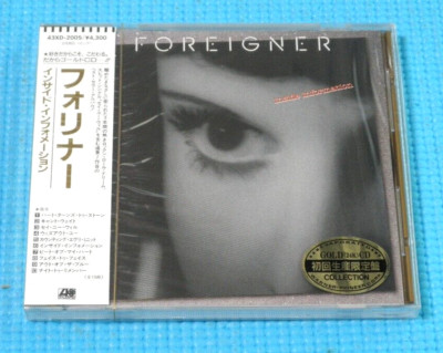 FOREIGNER 24K GOLD CD Inside Information 1988 OOP Japan NEW 43XD-2005 ...