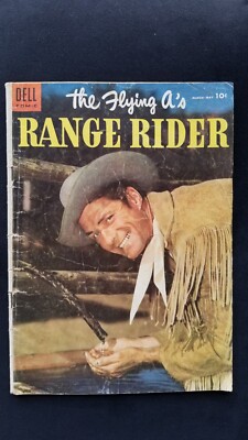The Flying A's Range Rider #9 Dell Western Comic 1955 Jock Mahoney on ...