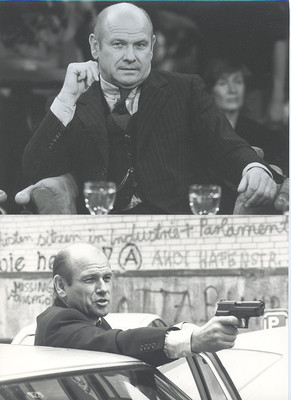 2 Fotos KLAUS LÖWITSCH - Pressefoto Vintage 1980/90er Schauspieler ...