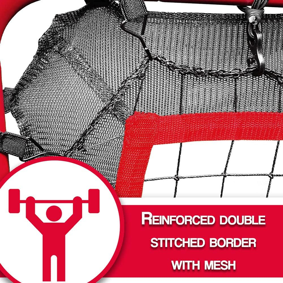 Adjustable Pitch Back Net for Baseball/Softball - Enhance Fielding ...