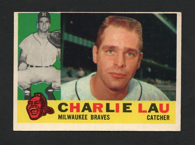 1960 Topps Baseball Card #312 Charlie Lau – Milwaukee Braves | eBay