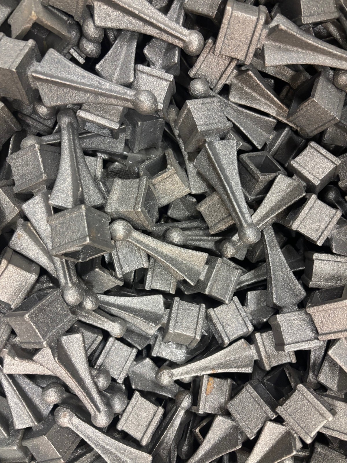 3/4" Cast Iron Ball Point Finial Decorative Ornamental Fence Gate ...