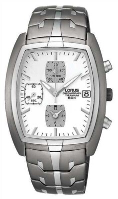 Lorus Chronograph Titanium Barrel Watch RF823BX9 | eBay