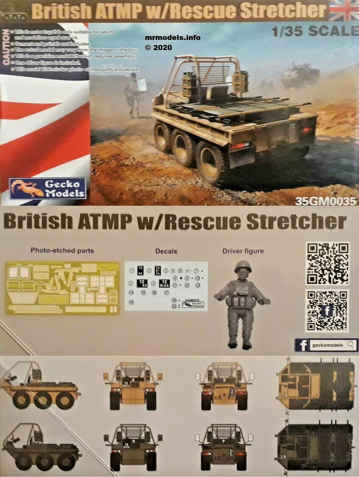 Gecko Models 1/35 Vehicles British Military Vehicle New Plastic Model ...