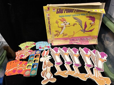 1969 Warner Bros The Road Runner Game #4822 by Whitman INCOMPLETE FOR ...