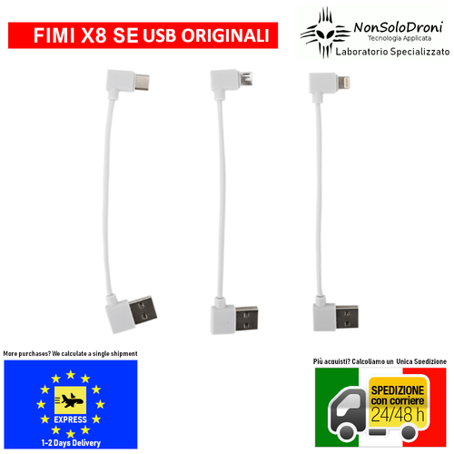 Câbles Originales Xiaomi Fimi X8 Se Et 2020 USB B (Android) - C ...