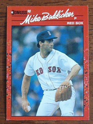 MIKE BODDICKER BOSTON RED SOX 1990 DONRUSS BASEBALL CARD #280 | eBay