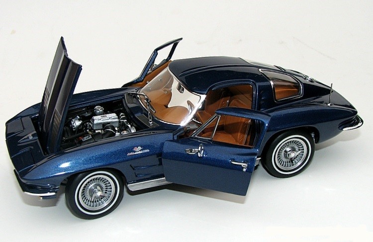 Corvette Chevrolet StingRay Race Car Chevy Classic Hot Rod Metal Promo ...