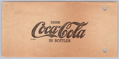 1958 Lancaster, Pennsylvania Coca-Cola Ordering Receipt Billhead | eBay