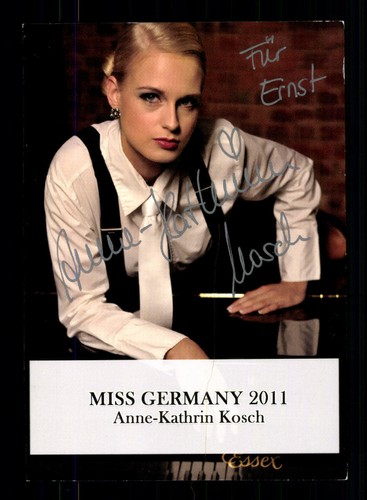 Anne Kathrin Kosch Autogrammkarte Original Signiert Model ## BC 156527 ...