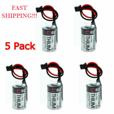 5 Pack JZSP-BA01 ER3V 3.6V PLC Battery 1000mAh for Yaskawa CNC | eBay