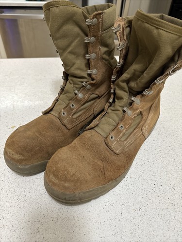 BELLEVILLE 550 ST USMC HOT WEATHER STEEL TOE COMBAT BOOTS Sz 13 W EUC ...