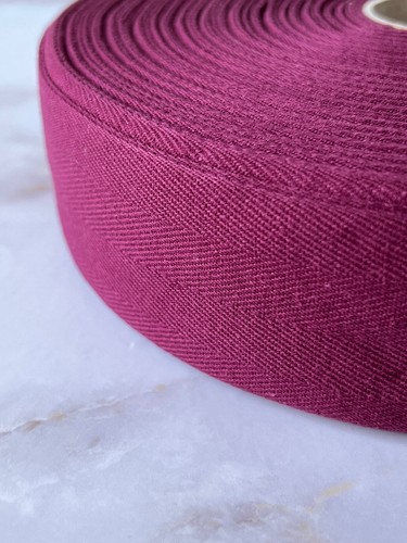 French 100% Cotton Wide Webbing Twill Tape 50mm Wide - sold by the ...