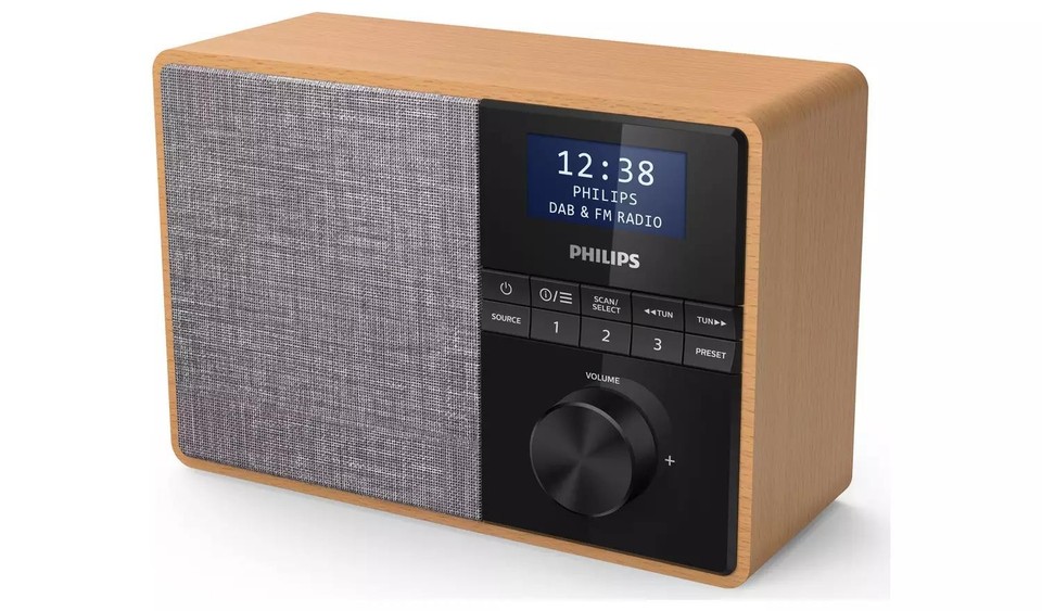 NEW Philips DAB+, Bluetooth Portable Digital Home Radio - Kitchen Timer ...