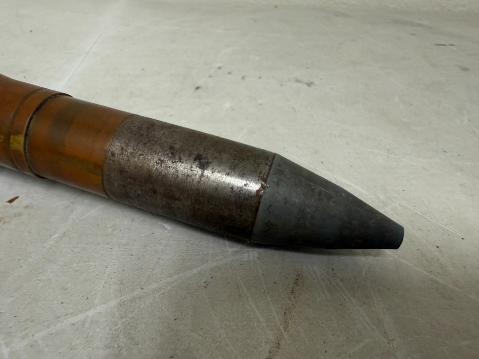 WWII US NAVY MK1 40MM DUMMY ARTILLERY SHELL Drool Hole | eBay