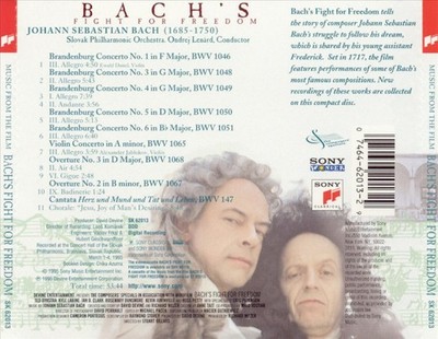 BACH'S FIGHT FOR FREEDOM (MUSIC FROM THE FILM) | eBay