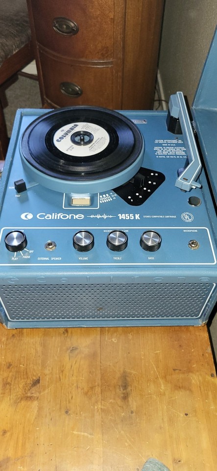 Califone 1455 K Portable Variable Speed Turntable - Exceptional ...