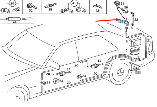 NEW MERCEDES-BENZ S W140 TRUNK LID ACTUATOR A220800057564 ORIGINAL | eBay