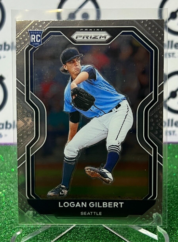 2021 PANINI PRIZM LOGAN GILBERT # 93 ROOKIE SEATTLE MARINERS BASEBALL ...