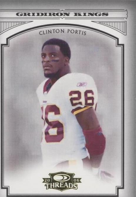 2006 Donruss Threads - Pro Gridiron Kings Clinton Portis #PGK-9 for ...