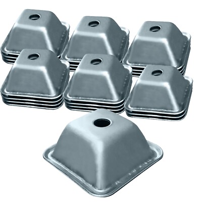 24x STILLAGE PALLET STACKING FEET, HEAVY DUTY, 2.5MM THICK Stillage ...