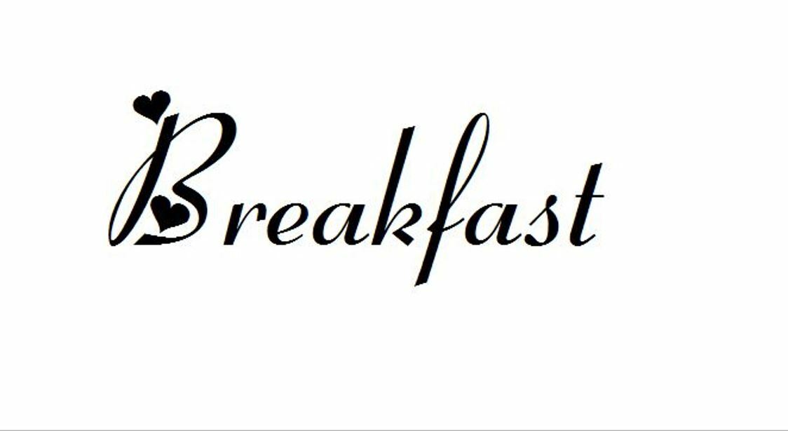 Breakfast Word Art
