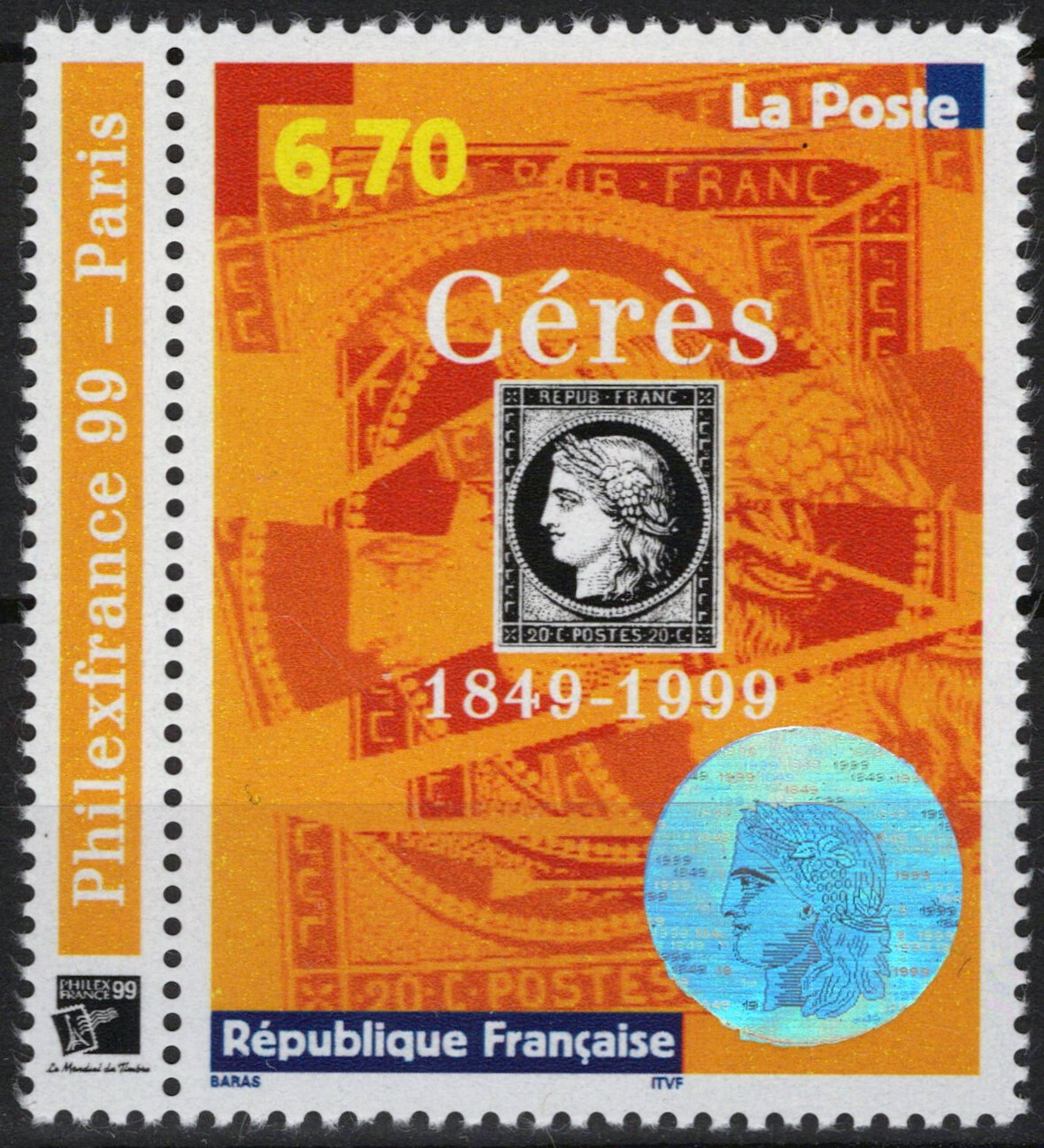 ZAYIX France 2732 MNH Stamps on Stamps 1st French Postage Stamp ...