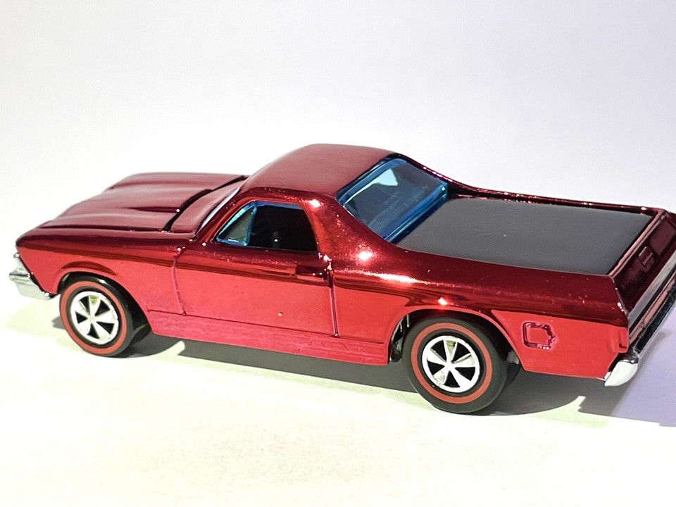Hot Wheels REDLINE “CUSTOM MADE CANDY APPLE RED” '68 Chevy El Camino ...