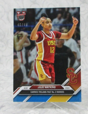 2024-25 Topps Bowman U Now #35 JuJu Watkins USC Trojans BLUE /49 | eBay