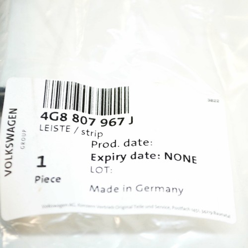 NEW AUDI A7 SPORTBACK 4G8 FRONT BUMPER LEFT STRIP 4G8807967J OEM | eBay