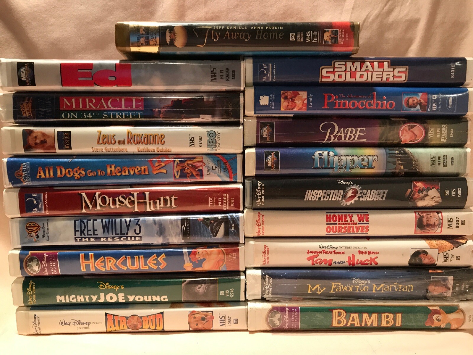 Disney Warner Brothers Etc Collection Of Children’s VHS Tapes Lot Of 19 ...