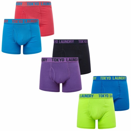Tokyo Laundry Boxer Shorts Men's 2 Pack Stretch Cotton Underwear Boxers ...