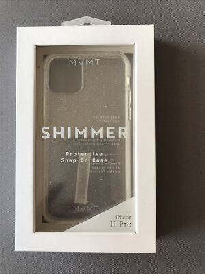 NEW MVMT SHIMMER iPhone 11 Pro Snap On Hard Case Protective Raised Lip ...