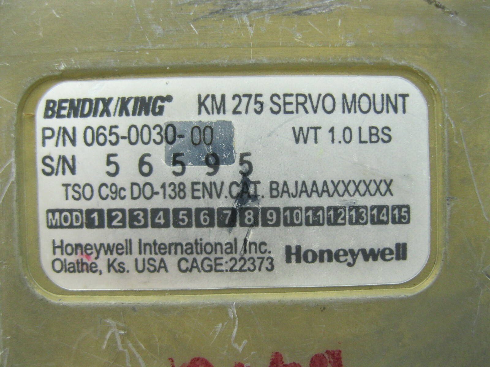 Bendix King KM-275 Servo Mount 065-0030-00 | eBay