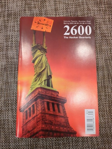 2600 The Hacker Quarterly Magazine - Spring 2003 | eBay