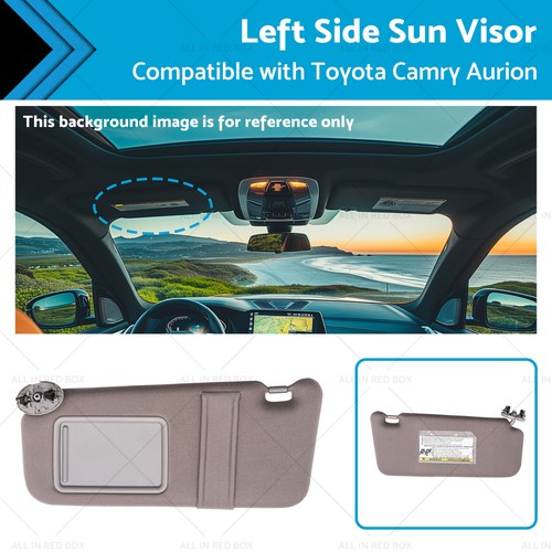 Left Side Sun Visor Gray Suitable for Toyota Camry Aurion 07-11 ...