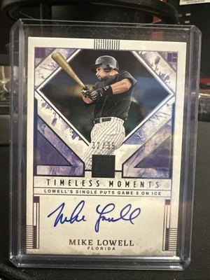 2025 Panini Impeccable Timeless Moments Signatures 15/35 Mike Lowell ...