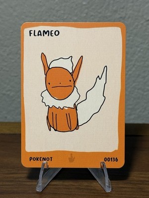 Pokenot Flameo #00136 - Dysfunctional Passholder Pokenots 151 Card | eBay