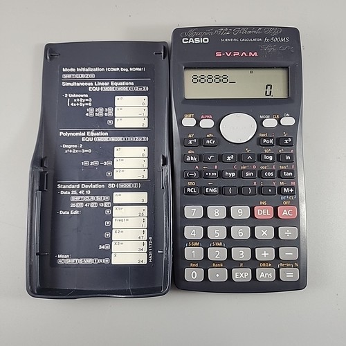 Casio fx-500MS Scientific Calculator Tested/Works | eBay