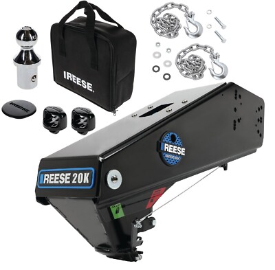 Reese Gen3 Goose Box 20K w/Safety Chains for Lippert+Reese Elite GM Pop ...