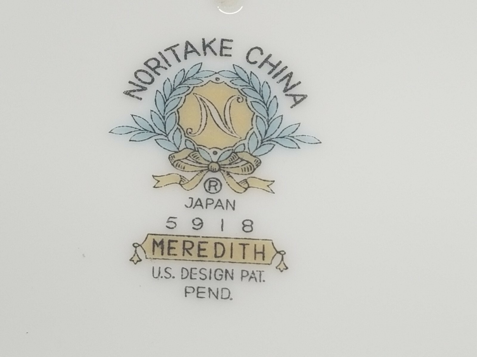 Vintage Noritake Bone China Meredith #5918 Set/3 Dessert Plates Retired ...