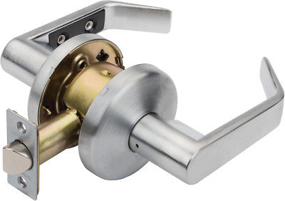 Austin Medium Duty Commercial Passage Door Lock, Satin Chrome (Passage ...