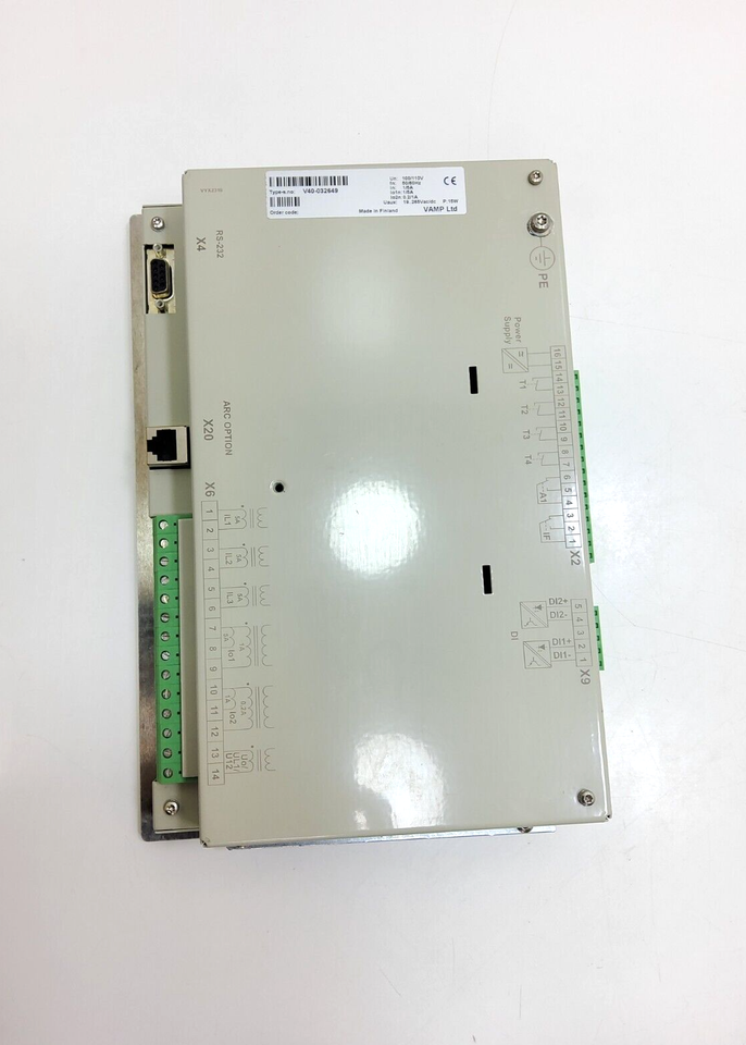 SCHNEIDER ELECTRIC VAMP 40 FEEDER/MOTOR PROTECTION / Type No. V40 ...
