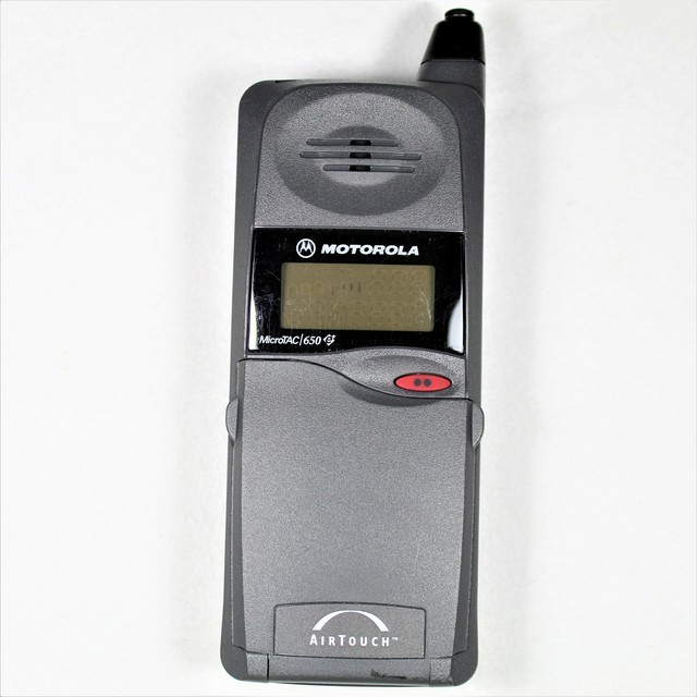 Vintage Motorola Micro TAC 650E Classic Cell Flip Phone - Rare ...
