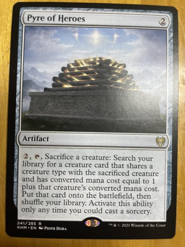 MTG Pyre of Heroes Kaldheim 241/285 Regular Rare | eBay