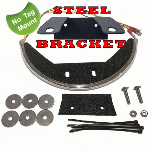 Victory Gunner CLEAR LED Integrated Light Bar w Brake Rear Turn Signals ...