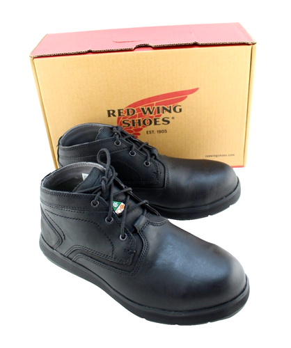 RED WING Cross Lite 3557 Size 8.5 H Black Aluminum Toe Men Work Boots ...