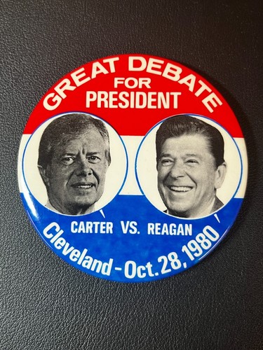 1980's Presidential Election "Great Debate For President - Carter Vs ...