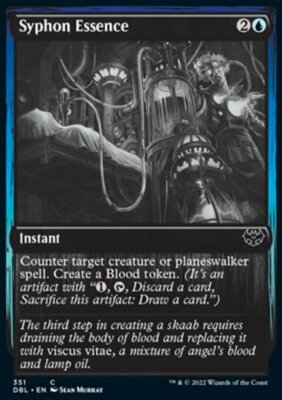 MTG Magic the Gathering Syphon Essence (351/633) Innistrad Double ...